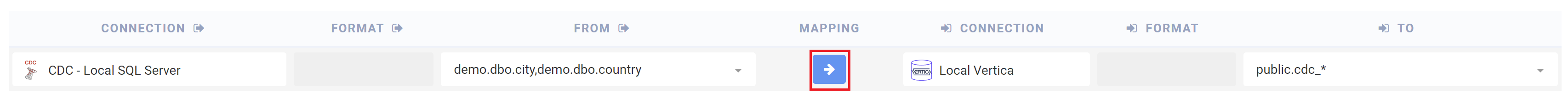 Create Pipeline To Cdc Data Into Vertica Etlworks Support