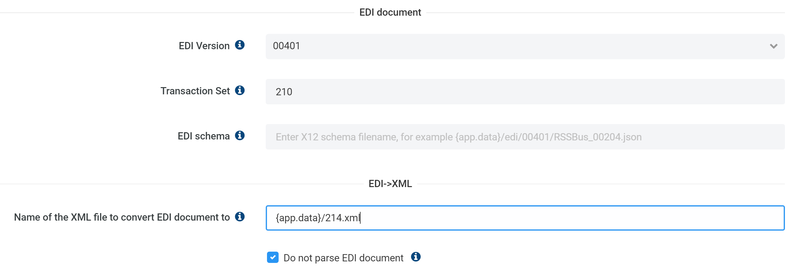 Get started with EDI documents – Etlworks Support