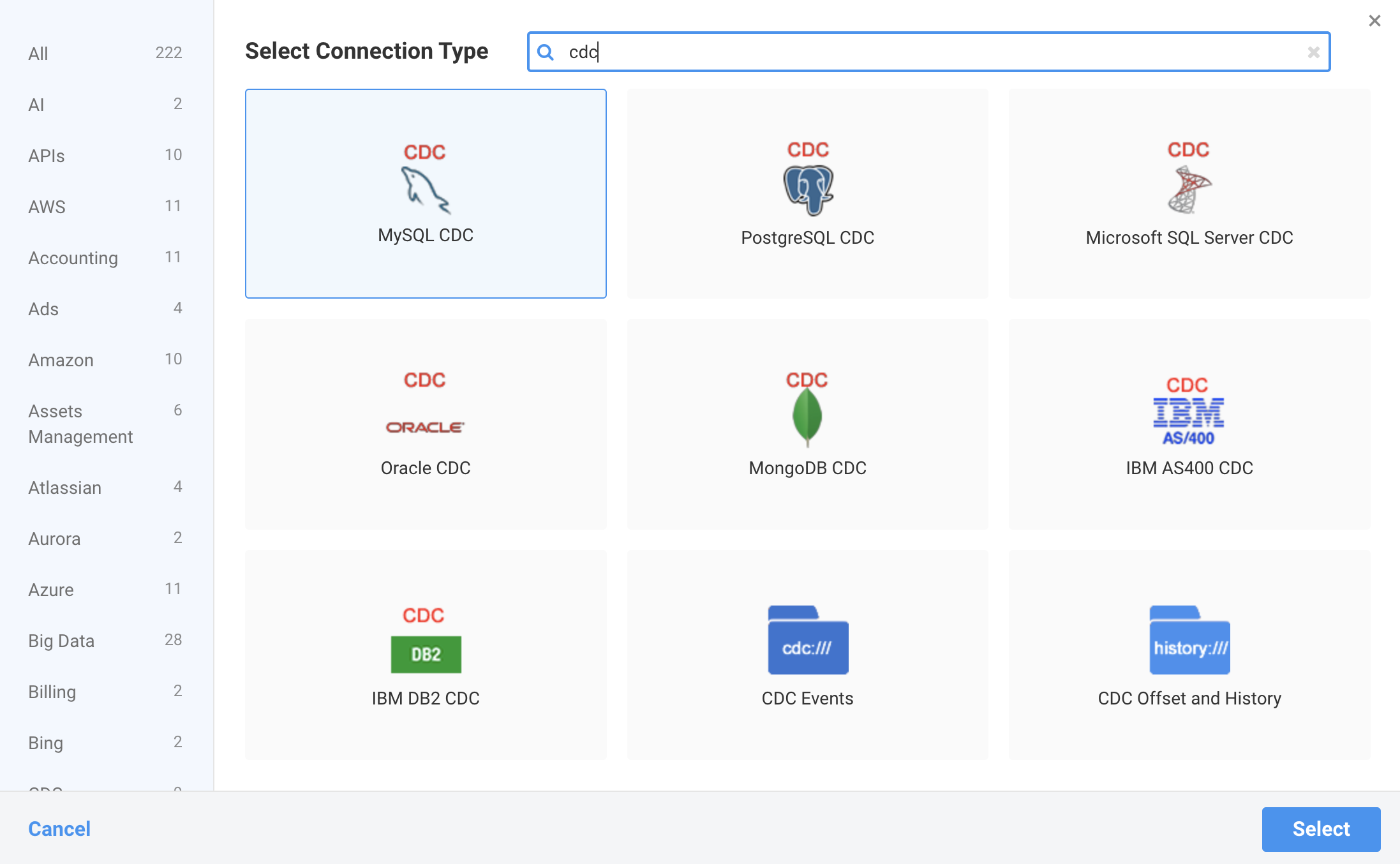 Connectors for Change Data Capture (CDC) – Etlworks Support