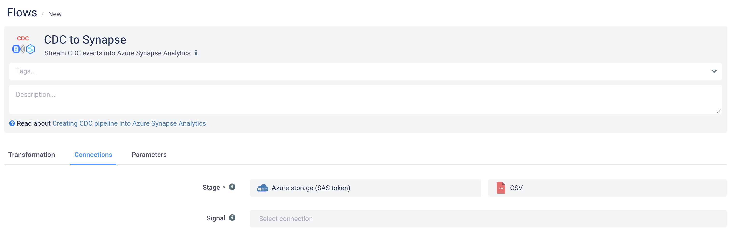 Create Pipeline To Cdc Data Into Azure Synapse Analytics Etlworks Support