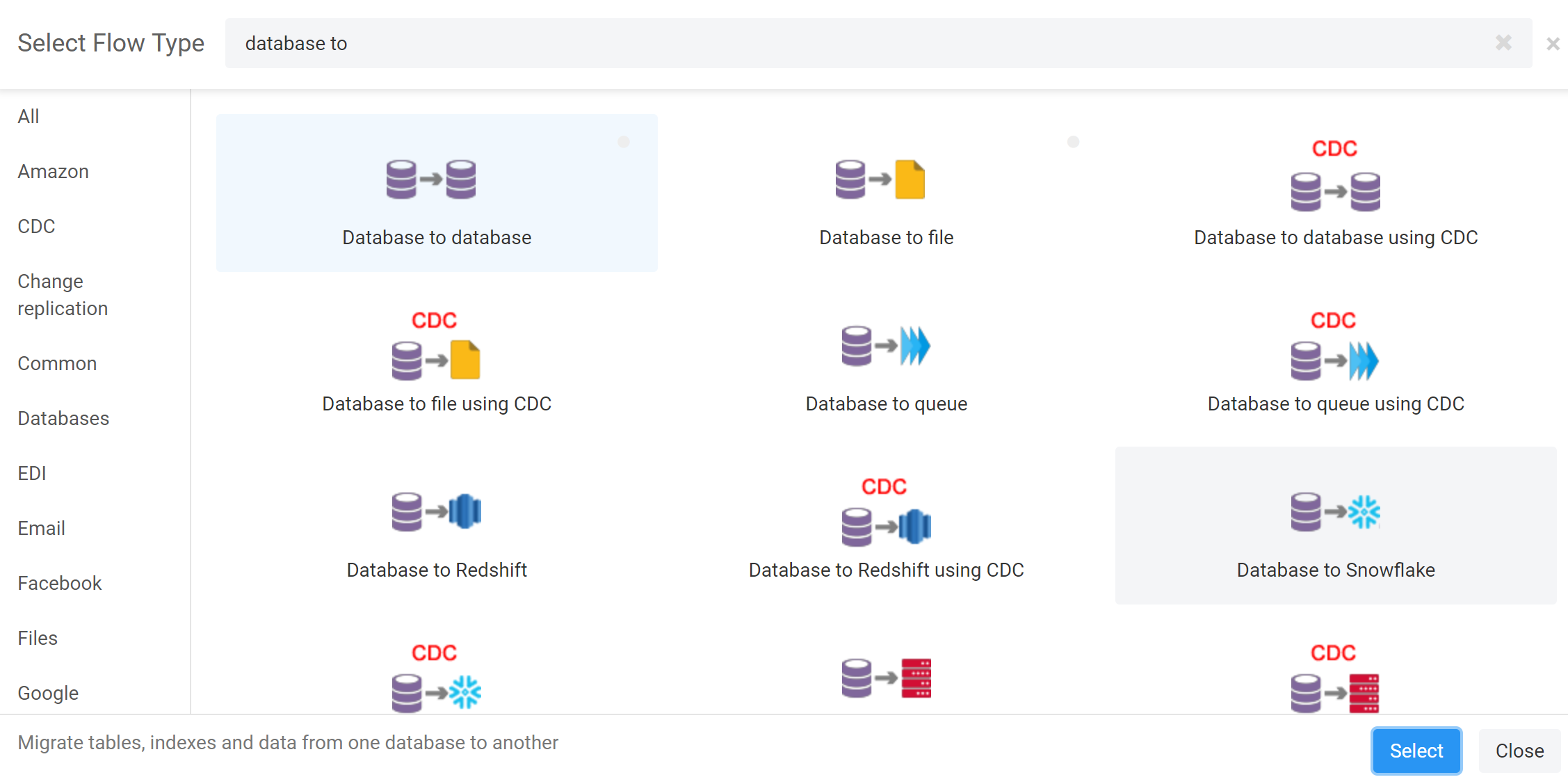 How To Etl Data From Tables Matching A Wildcard Etlworks Support 