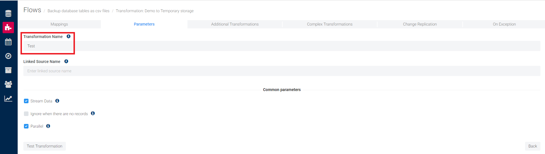Source-to-destination transformation – Etlworks Support