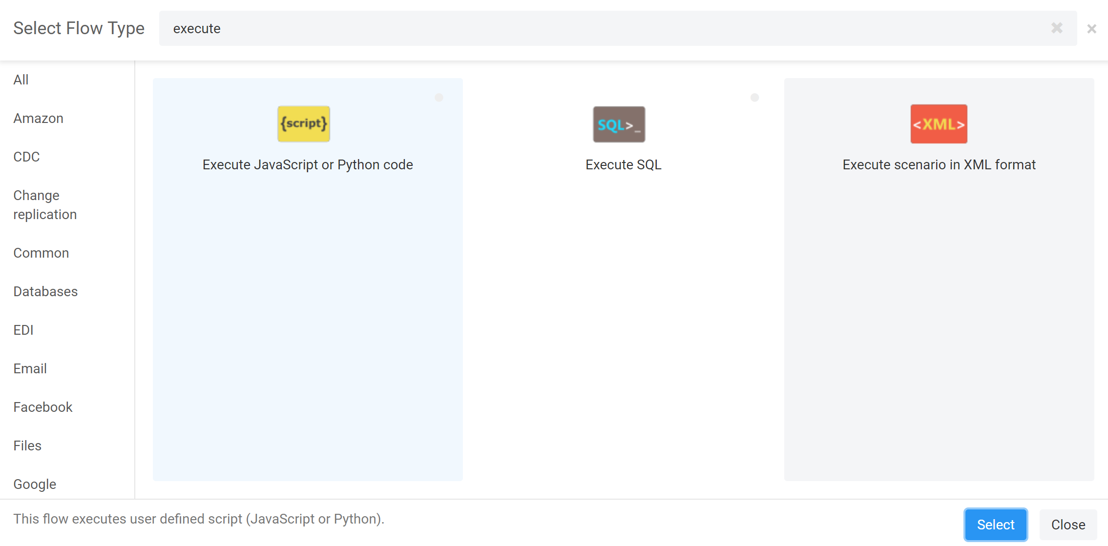 How To Execute Code In Javascript Or Python Etlworks Support